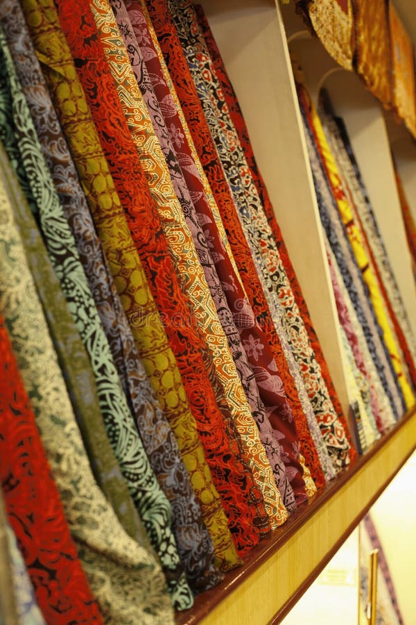 Unique Batik bantings stock photo. Image of focus, industry - 193777886