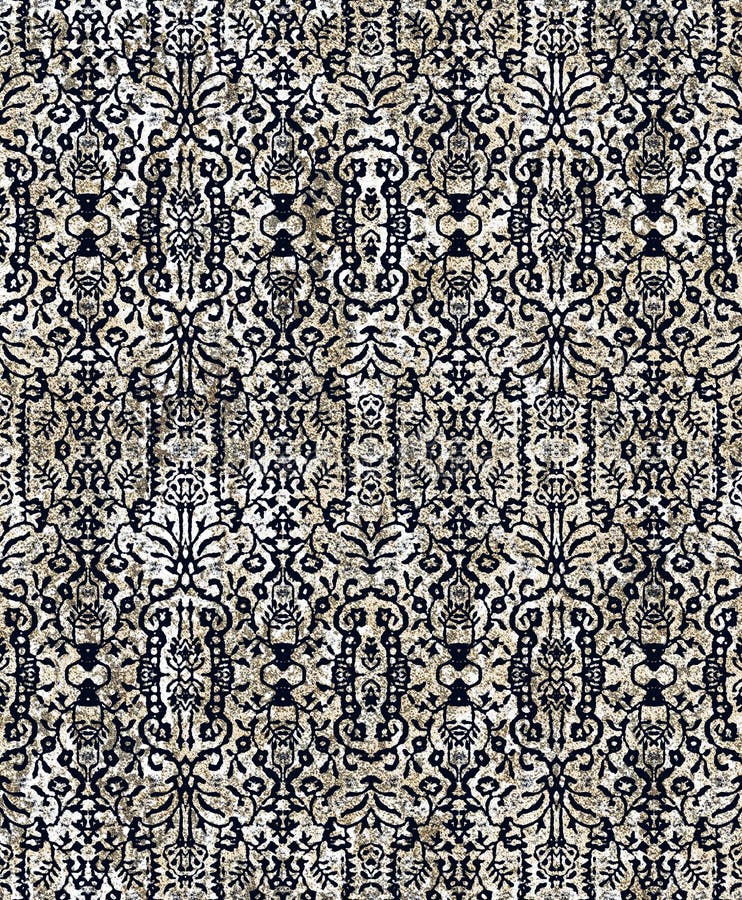 Batik Texture Repeat Modern Pattern Design Stock Illustration ...