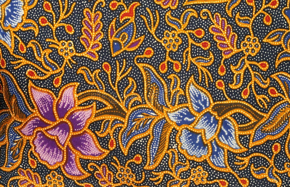 Batik design stock image. Image of craft, colour, pattern - 18548781