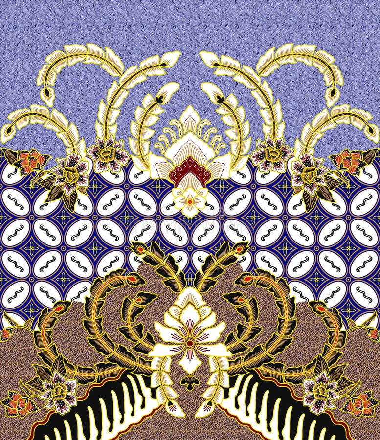 Seamless Traditional Batik,Flower, Javanese Pattern from Indonesia ...