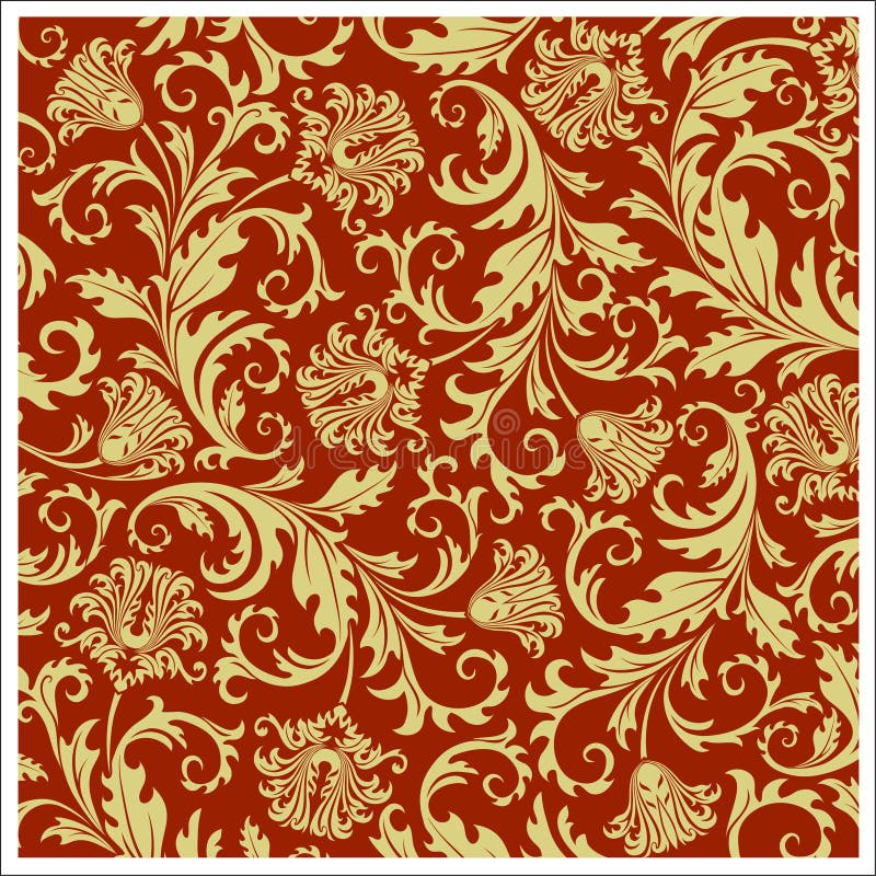 Vector Batik Design Style Patterns Stock Vector - Illustration of ...