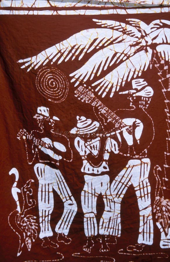 Batik Example St Kitts, Caribbean Stock Photo - Image of romney ...