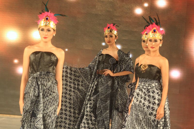 Batik Fashion editorial photo. Image of java, models - 60470356