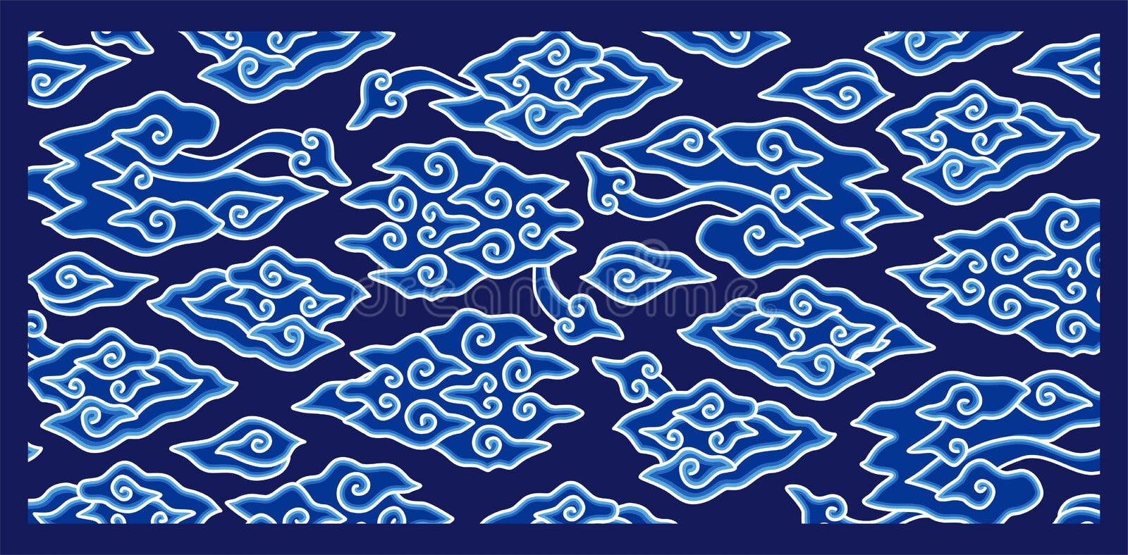 Seamless Batik Parang Barong Pattern Stock Vector - Illustration of ...