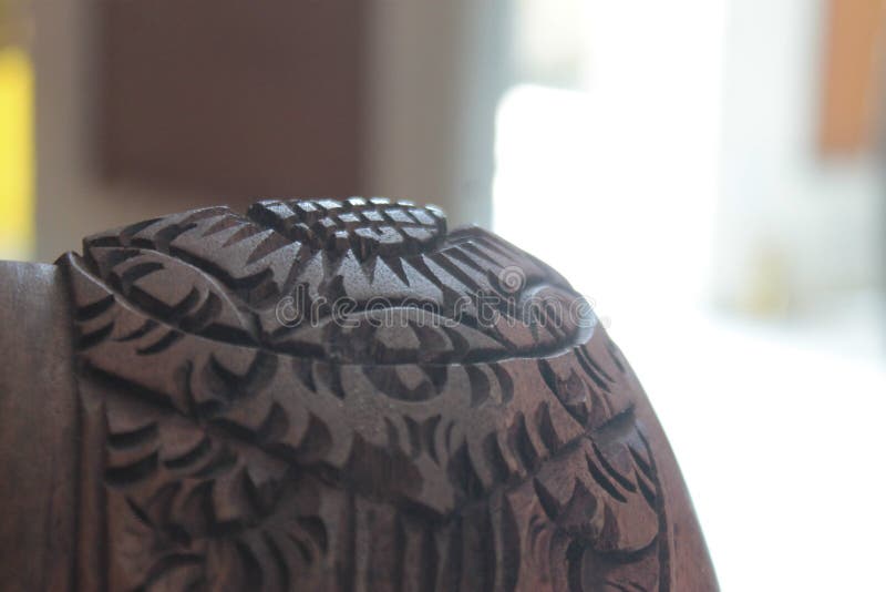 Batik motif wood carving stock photo. Image of home - 203662058
