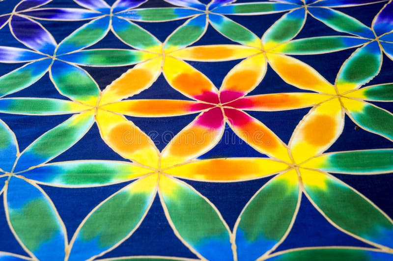 Batik-Muster stockfoto. Bild von wachs, färben, hell - 46567102