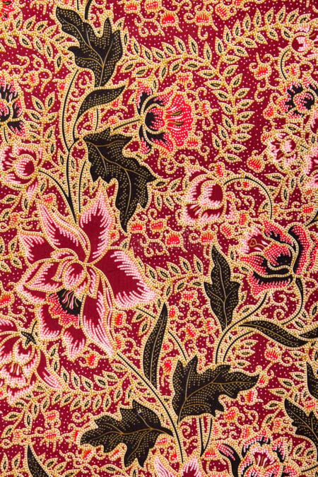 Batik pattern with roses stock photo. Image of handmade - 28889106