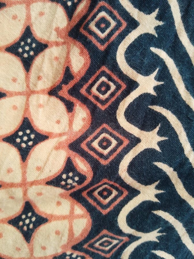 Batik Patterned Cloth from Indonesia Stock Photo - Image of leaf, quilt ...