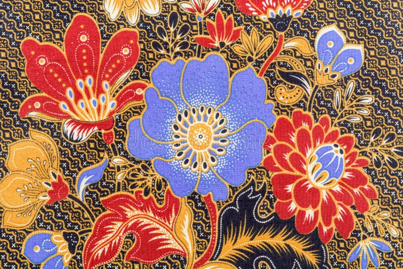 Batik Sarong Pattern Background in Thailand, Traditional Batik Sarong ...