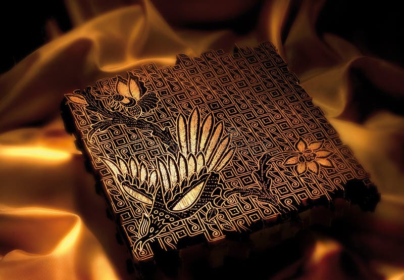 Batik stamp stock photo. Image of artistic, funky, asian - 13891928