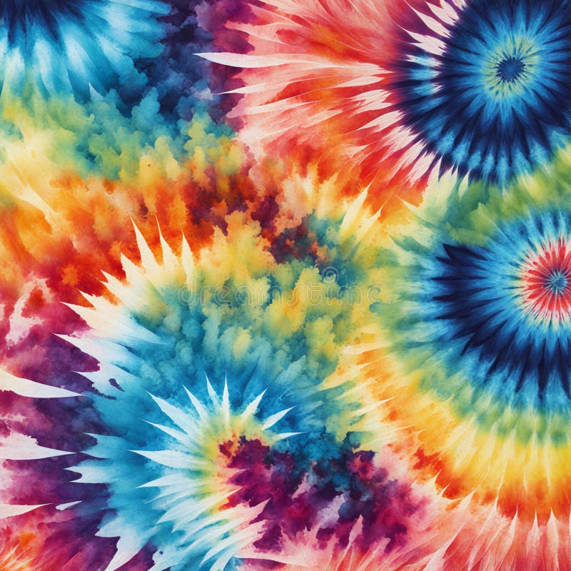 Batik Texture Background. Abstract Colourful Tie Dye Textile Texture ...