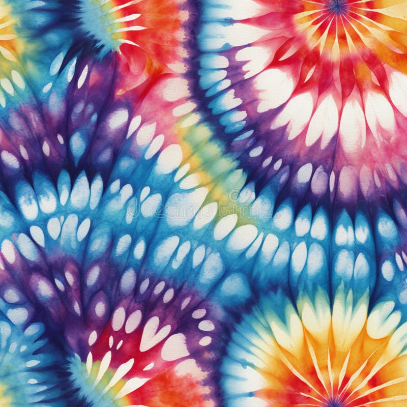 Batik Texture Background. Abstract Colourful Tie Dye Textile Texture ...