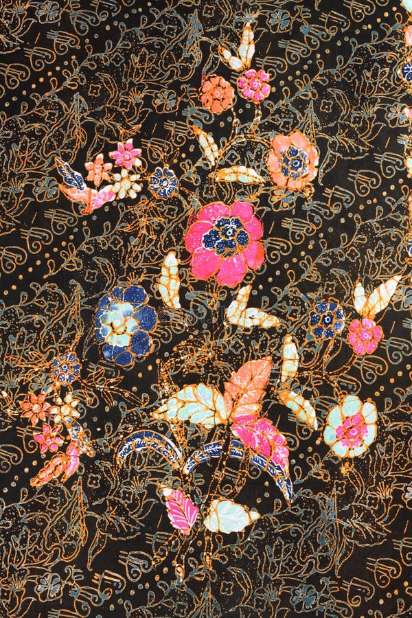 Batik Texture Made in Malaysia Stock Image - Image of material ...