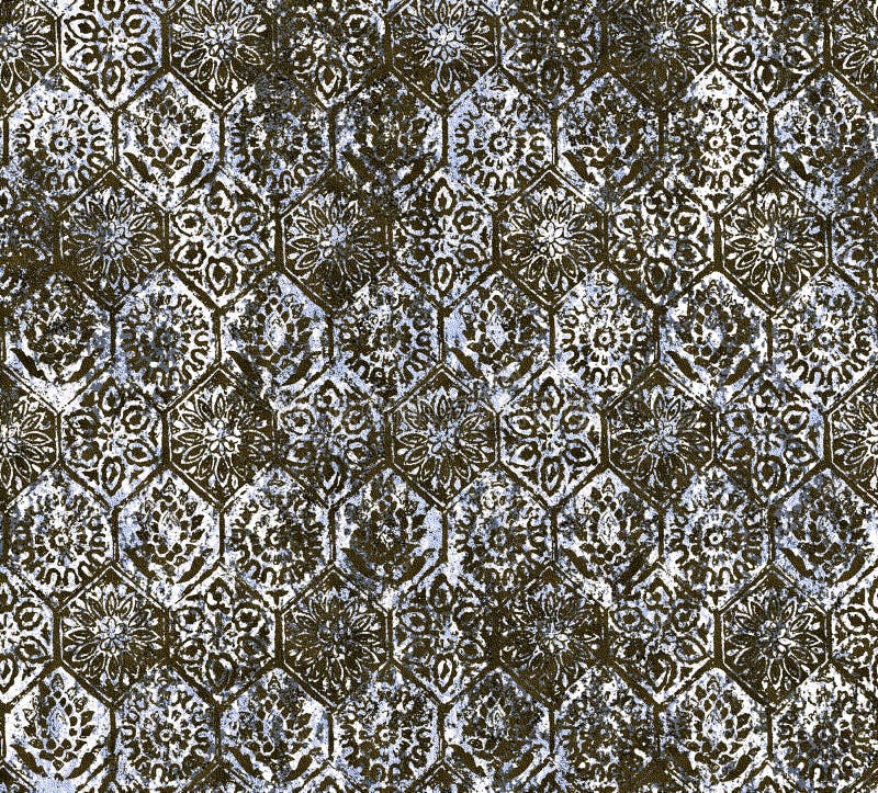 Batik Texture Repeat Modern Pattern Design Stock Illustration ...
