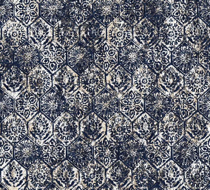 Batik Texture Repeat Modern Pattern Design Stock Illustration ...
