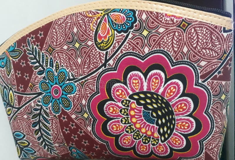 Batik Wallet Beatiful Exotic Stock Photo - Image of wallet, batik ...