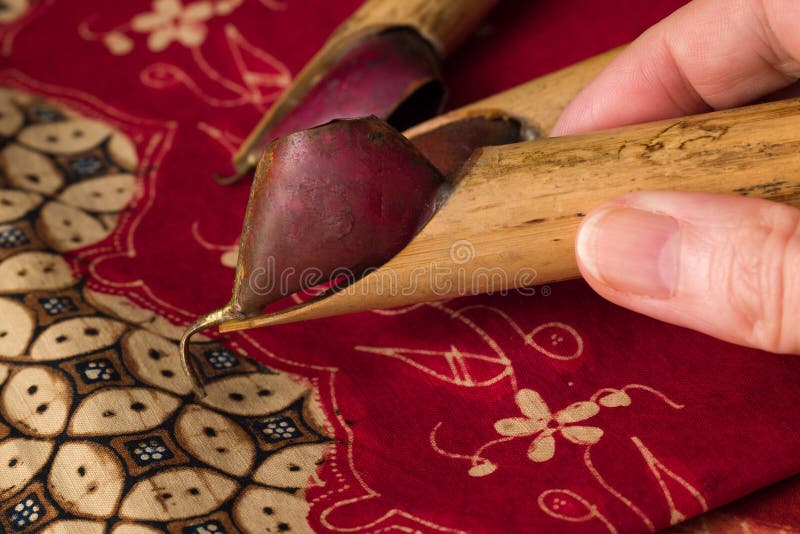 Antique Batik work stock image. Image of wooden, tjanting - 248400397