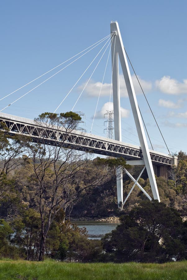 Batman Bridge Crossing Tamar River, Tasmania Stock Image - Image of ...