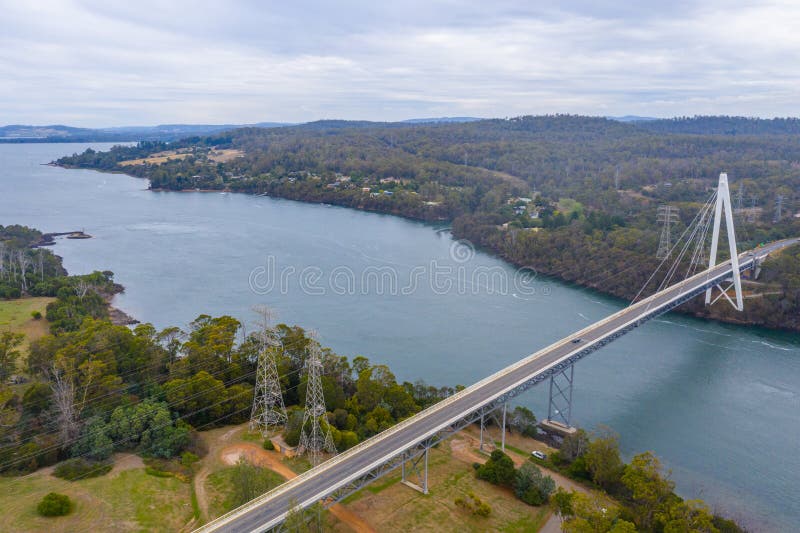Batman Bridge in Tasmania, Australia Editorial Image - Image of cable ...
