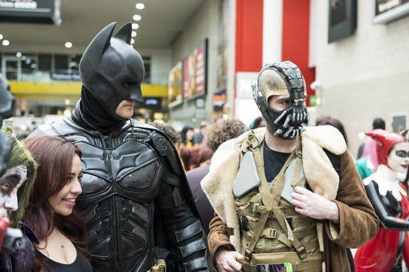 Batman cosplayers editorial stock photo. Image of batman - 27384468