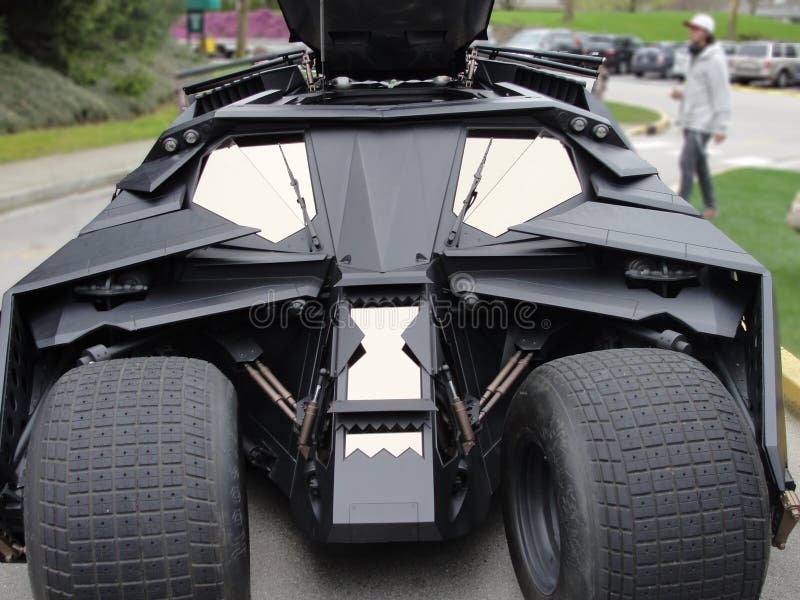 Batmobile from the Batman Dark Knight Movie Editorial Stock Photo ...