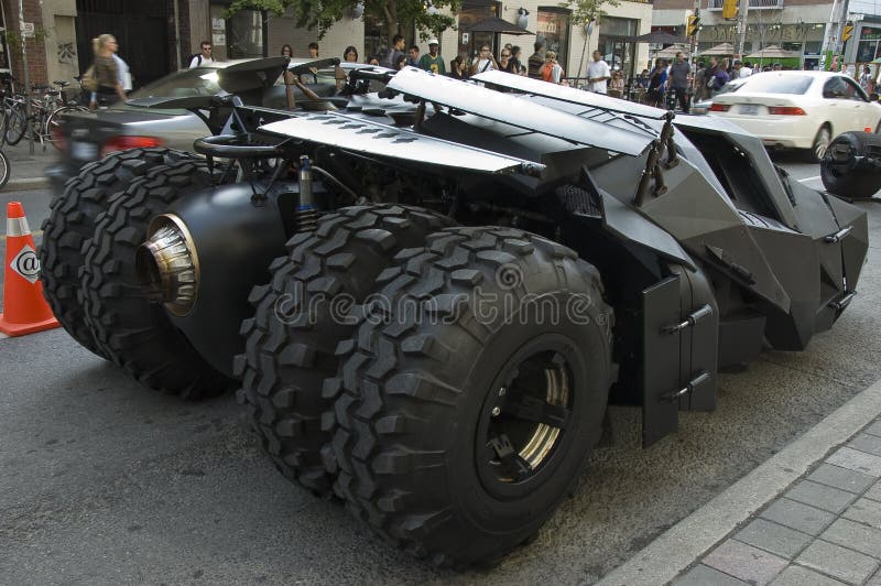 Dark Knight Batmobile editorial stock image. Image of automobile - 7317294