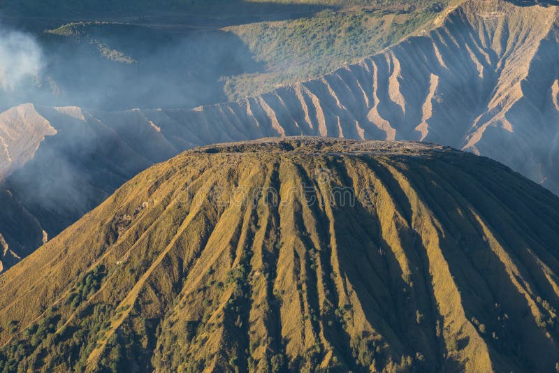 Batok Volcano Mountain in a Morning, Bromo Mountain, East Java, Stock ...