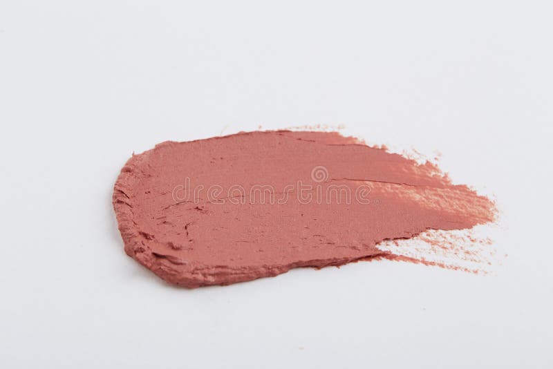 Batom Bege Borrado No Fundo Branco Imagem de Stock - Imagem de bonito ...