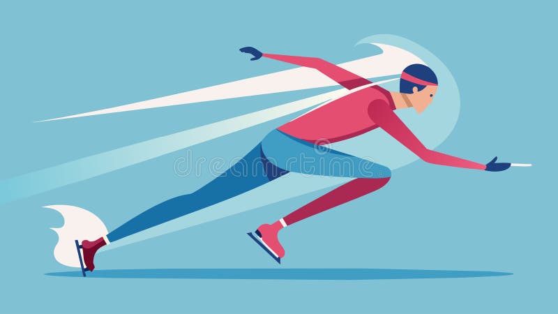 The Baton is Handed Off with Lightning Speed the Skaters Moving As One ...