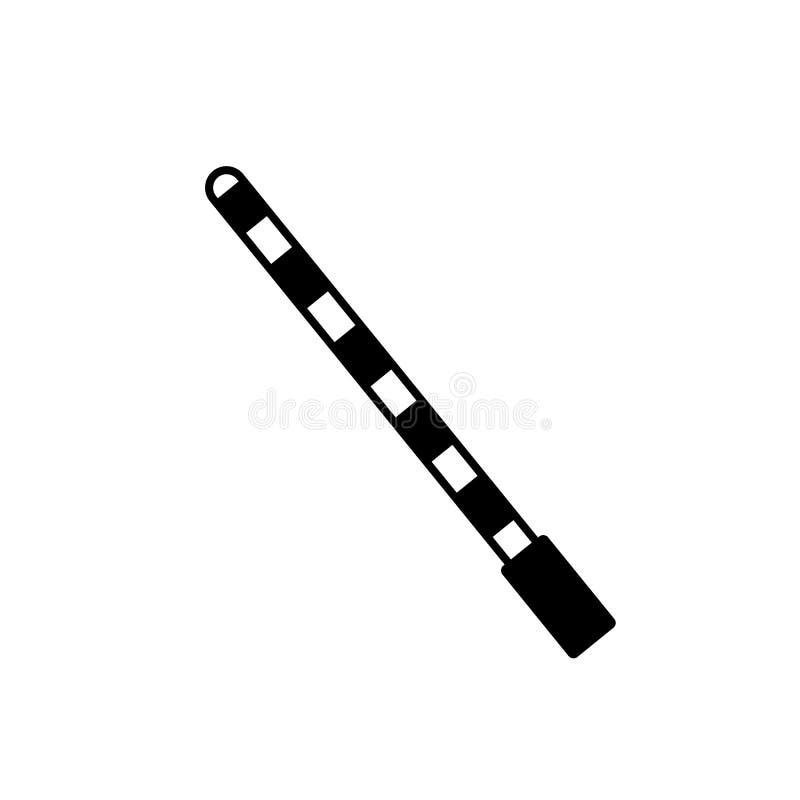 Baton icon. stock vector. Illustration of dangerous, force - 92193899