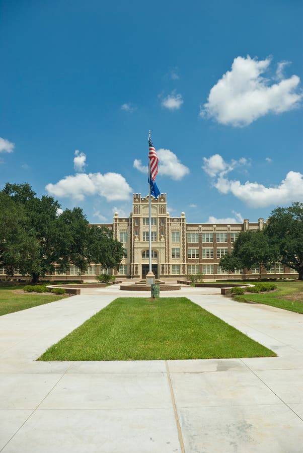Baton Rouge Magnet High School Stock Photo - Image: 26021088