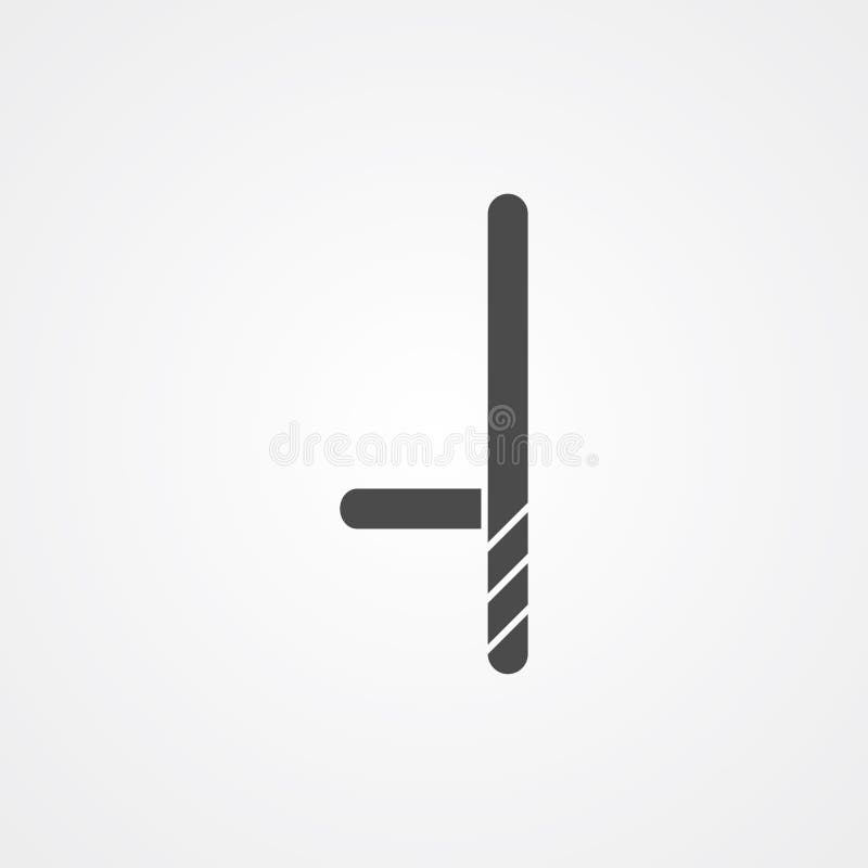 Baton Vector Icon Sign Symbol Stock Vector - Illustration of partner ...