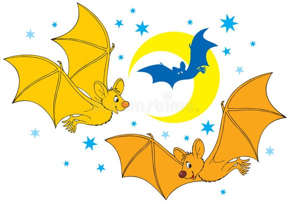 Bats Cartoon Line Stock Illustrations – 3,697 Bats Cartoon Line Stock ...