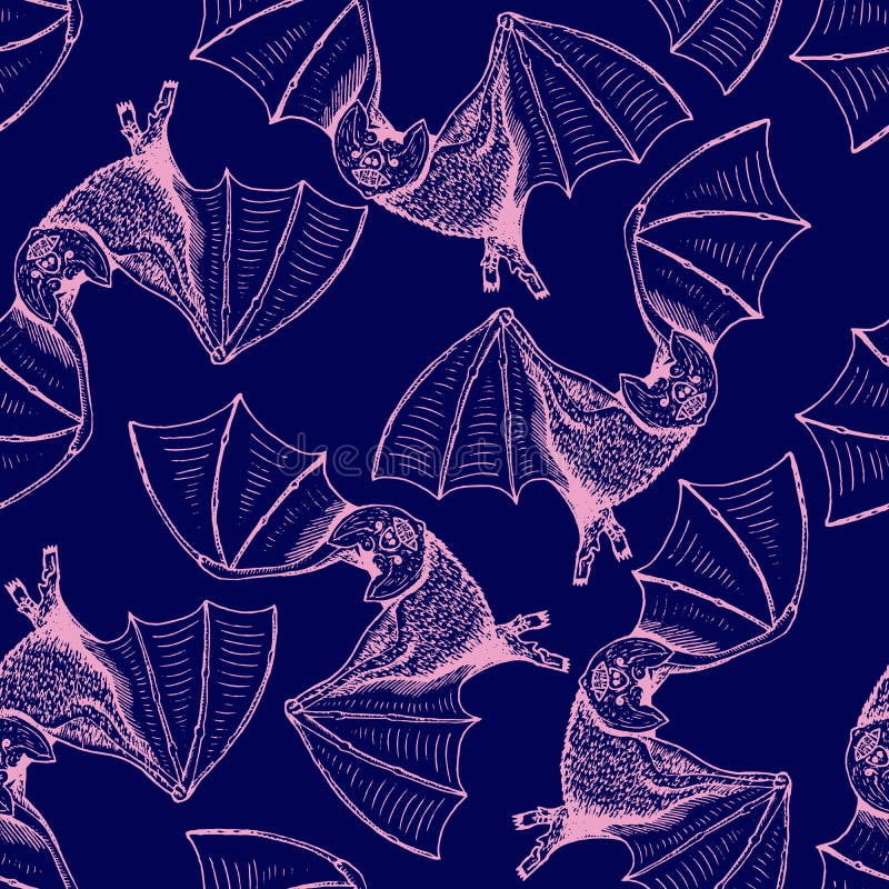 Bats, Hand Drawn Doodle, Sketch in Pop Art Style Stock Illustration ...