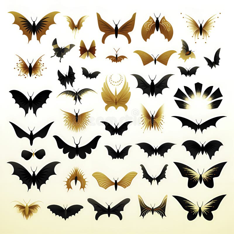 Bats Pattern on White Background Stock Illustration - Illustration of ...