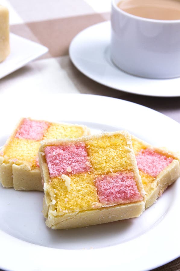 Battenberg cake stock image. Image of snack, color, sweet - 56812517