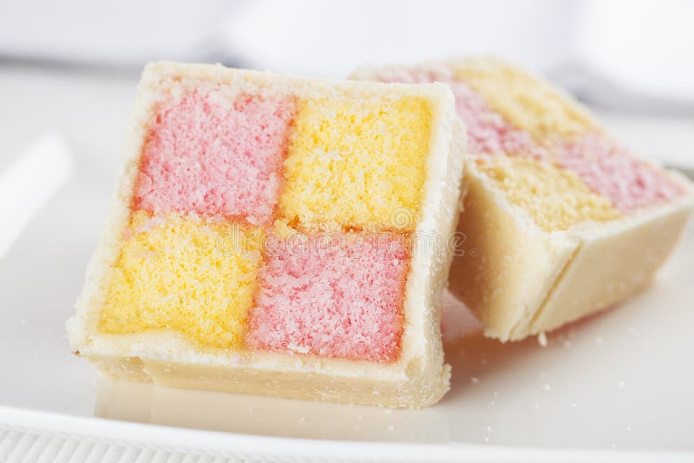 Battenberg Cakes stock photo. Image of dessert, color - 29092836