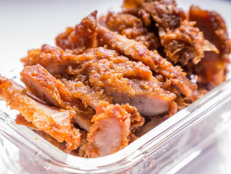 Batter-fried pork stock photo. Image of fried, asian - 83650104