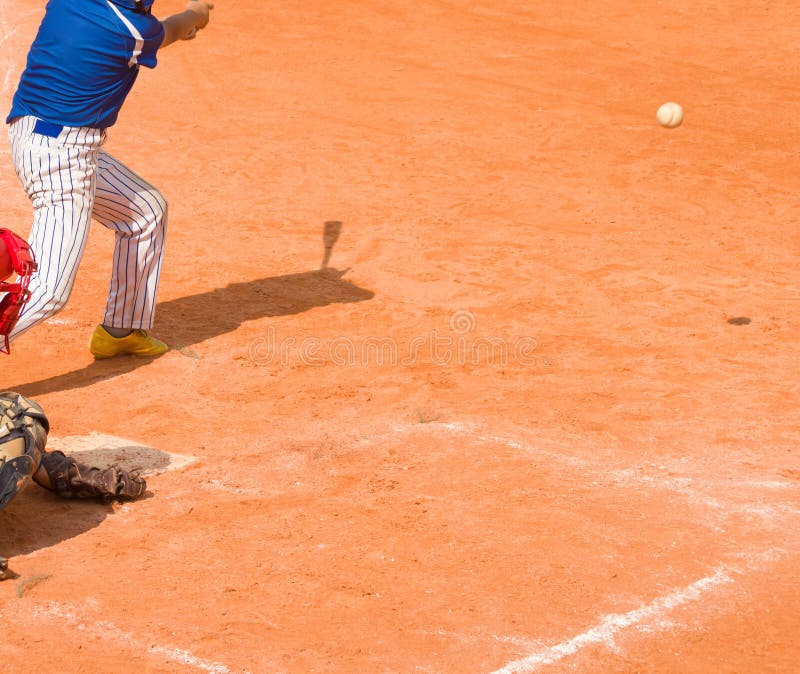 Batter hit the ball stock photo. Image of batter, game - 68769276