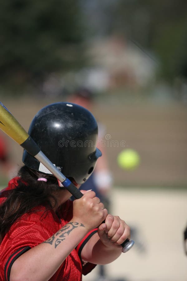 Batter up stock image. Image of expectant, waiting, softball - 2406461