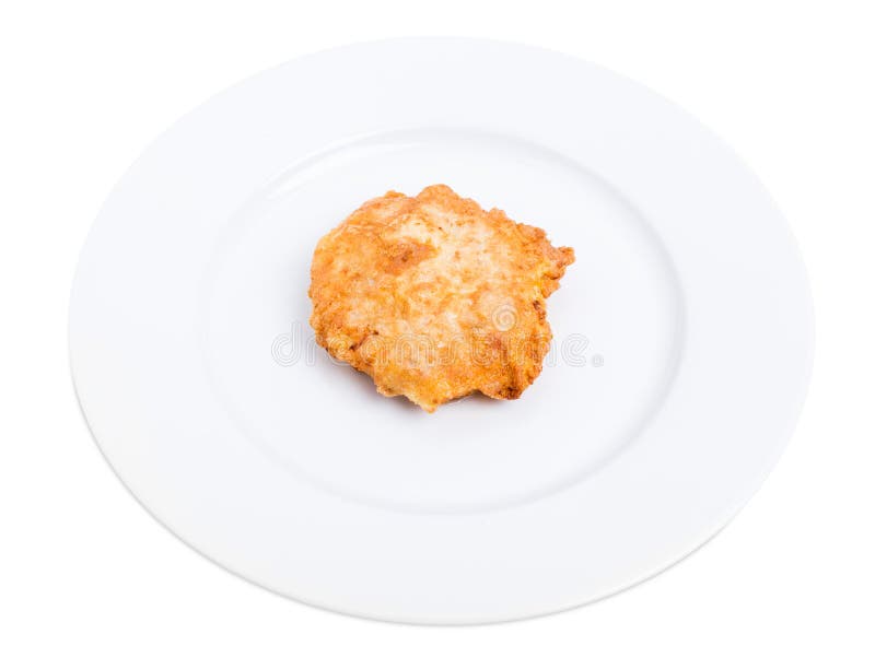 Battered Pork Fillet Cutlet. Stock Image - Image of food, served: 95001129
