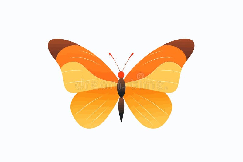 Batterfly Vector Flat Minimalistic Isolated Vector Style Illustration ...