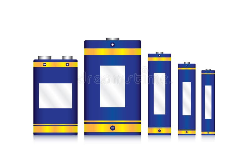 Batteries Types Stock Illustrations – 292 Batteries Types Stock ...