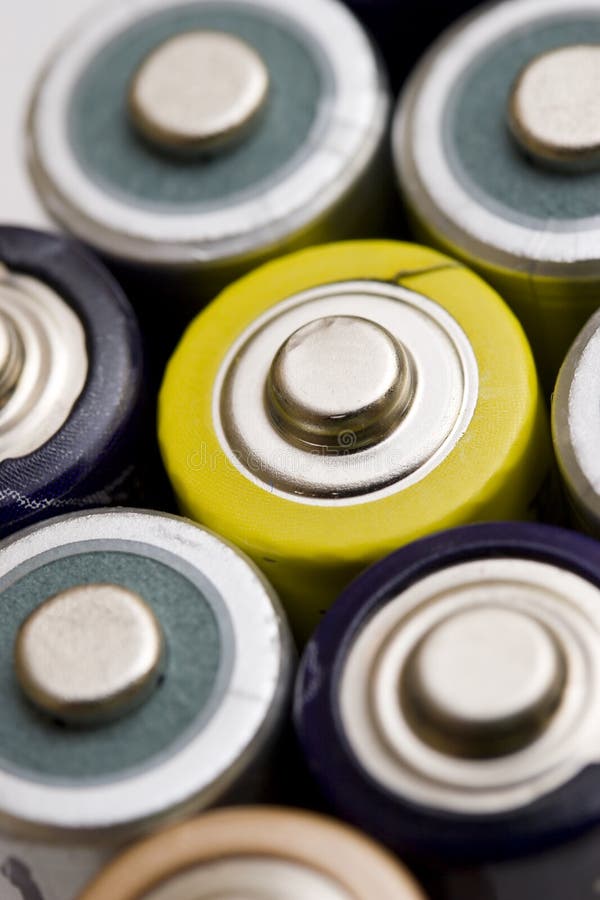 Two Double a Batteries stock photo. Image of accumulator - 31397432