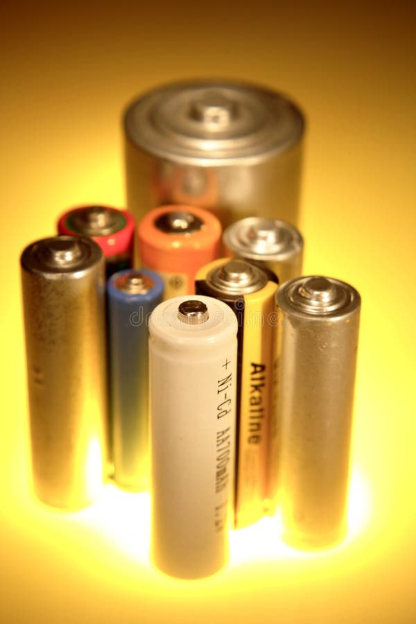 Batteries stock photo. Image of rechargeable, industrial - 8969882