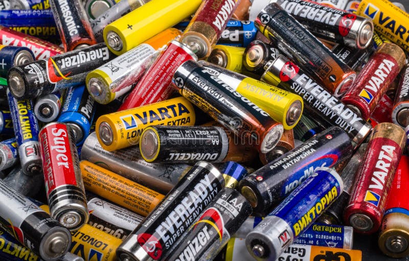 Batteries AA size editorial image. Image of electric - 92693760