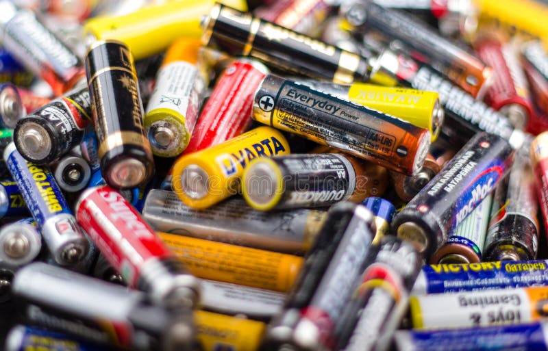 Batteries AA size editorial photography. Image of battery - 92693802