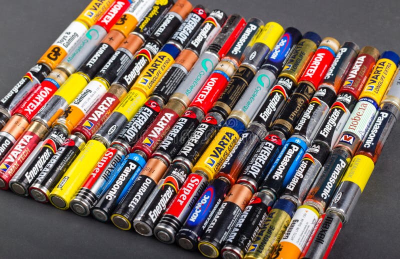 Batteries AA size editorial photo. Image of electrical - 92693931
