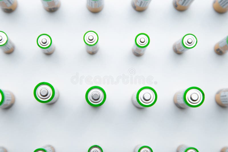 The Batteries are Arranged in a Triangle in the Upper Corner of the ...