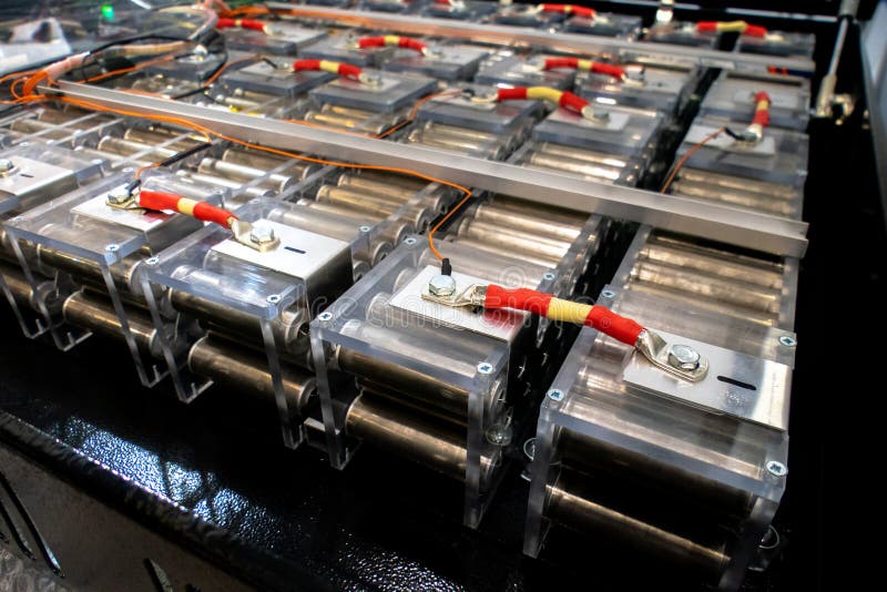 The Batteries are Assembled into a Single Circuit and Interconnected ...